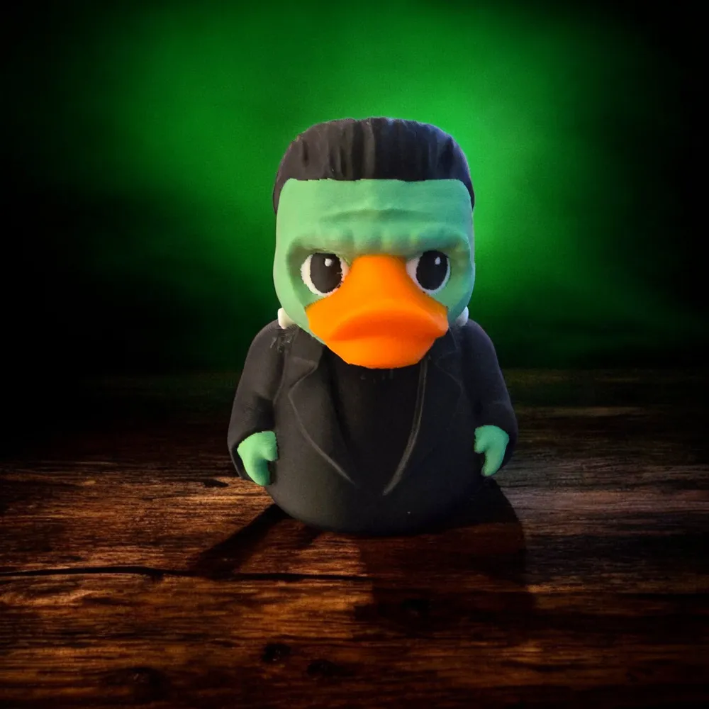 Frankenstein Rubber Ducky Toy Monster Figure by johnnyTbird MakerWorld ...
