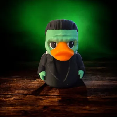 Frankenstein Rubber Ducky Toy Monster Figure by johnnyTbird MakerWorld ...