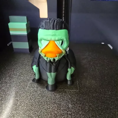 Frankenstein Rubber Ducky Toy Monster Figure by johnnyTbird MakerWorld ...