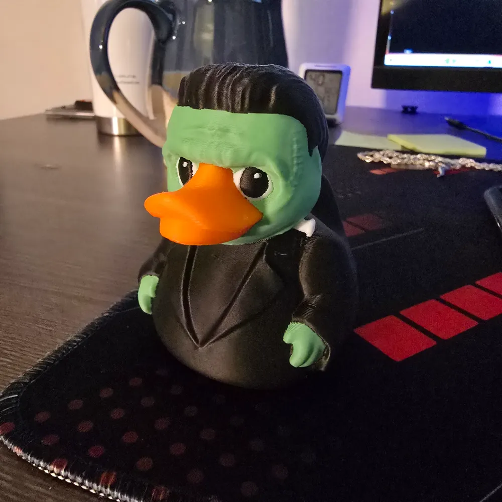 Frankenstein Rubber Ducky Toy Monster Figure by johnnyTbird MakerWorld ...
