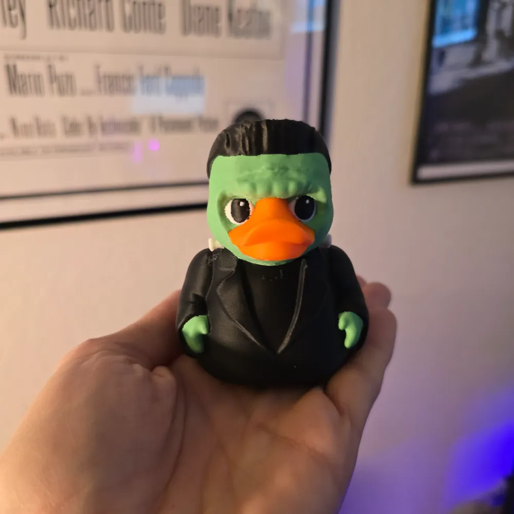Frankenstein Rubber Ducky Toy Monster Figure - Free 3D Print Model ...