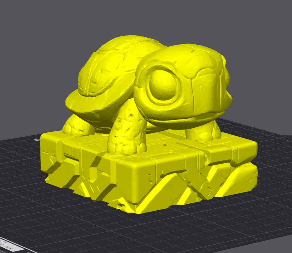 Turtle 3D Model – Adorable Decorative Figure - Free 3D Print Model ...