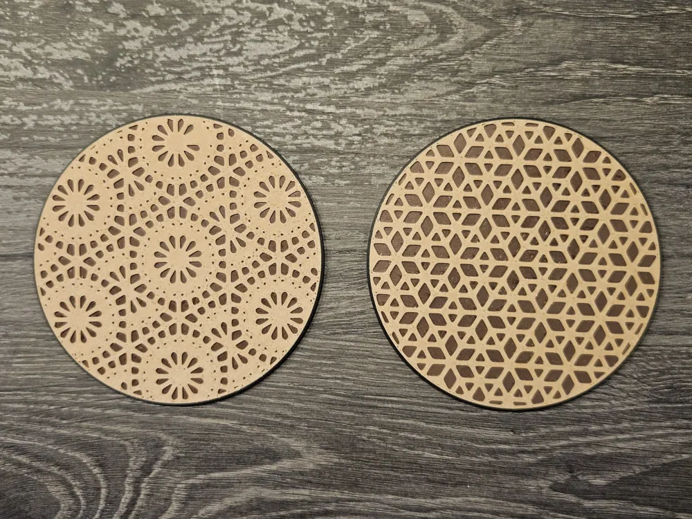 Japanese Kumiko Inspired Coasters by andwoh MakerWorld: Download Free ...