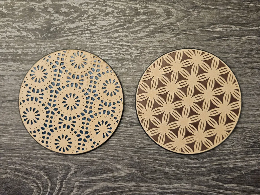 Japanese Kumiko Inspired Coasters by andwoh MakerWorld: Download Free ...
