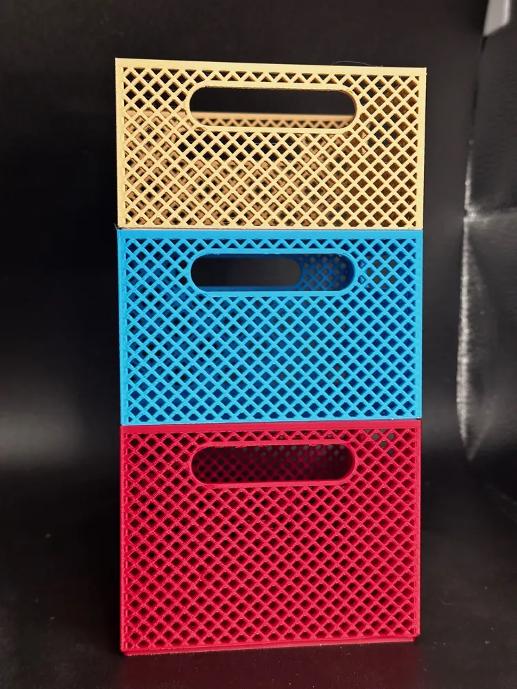 Stackable Mesh Boxes - Stackable storage bin - Free 3D Print Model ...