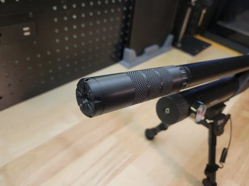 .22 Cal Air Rifle 1/2-20 Modifier / Silencer Tesla - Free 3D Print ...