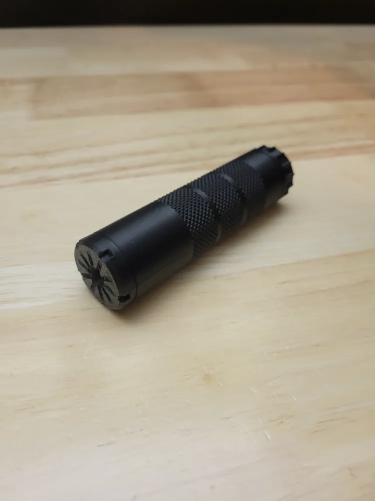 .22 Cal Air Rifle 1/2-20 Modifier / Silencer Tesla - Free 3D Print ...