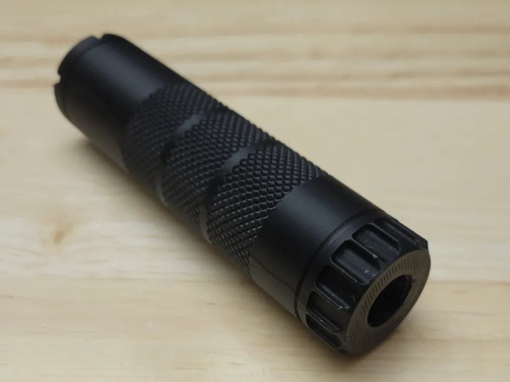 .22 Cal Air Rifle 1/2-20 Modifier / Silencer Tesla - Free 3D Print ...