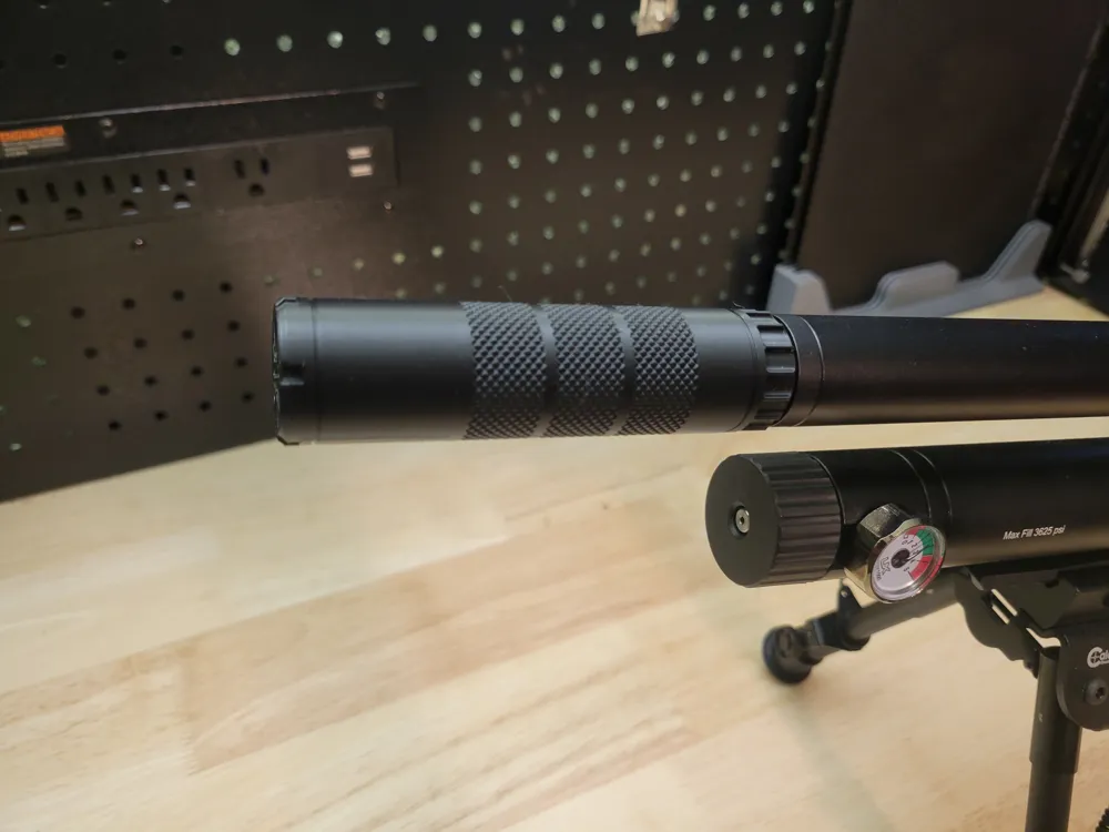 .22 Cal Air Rifle 1/2-20 Modifier / Silencer Tesla - Free 3D Print ...