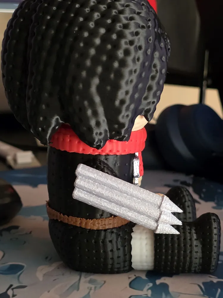 Mikasa Ackerman - Tricoté - Lance Foudroyante - Modèle d'Impression 3D ...