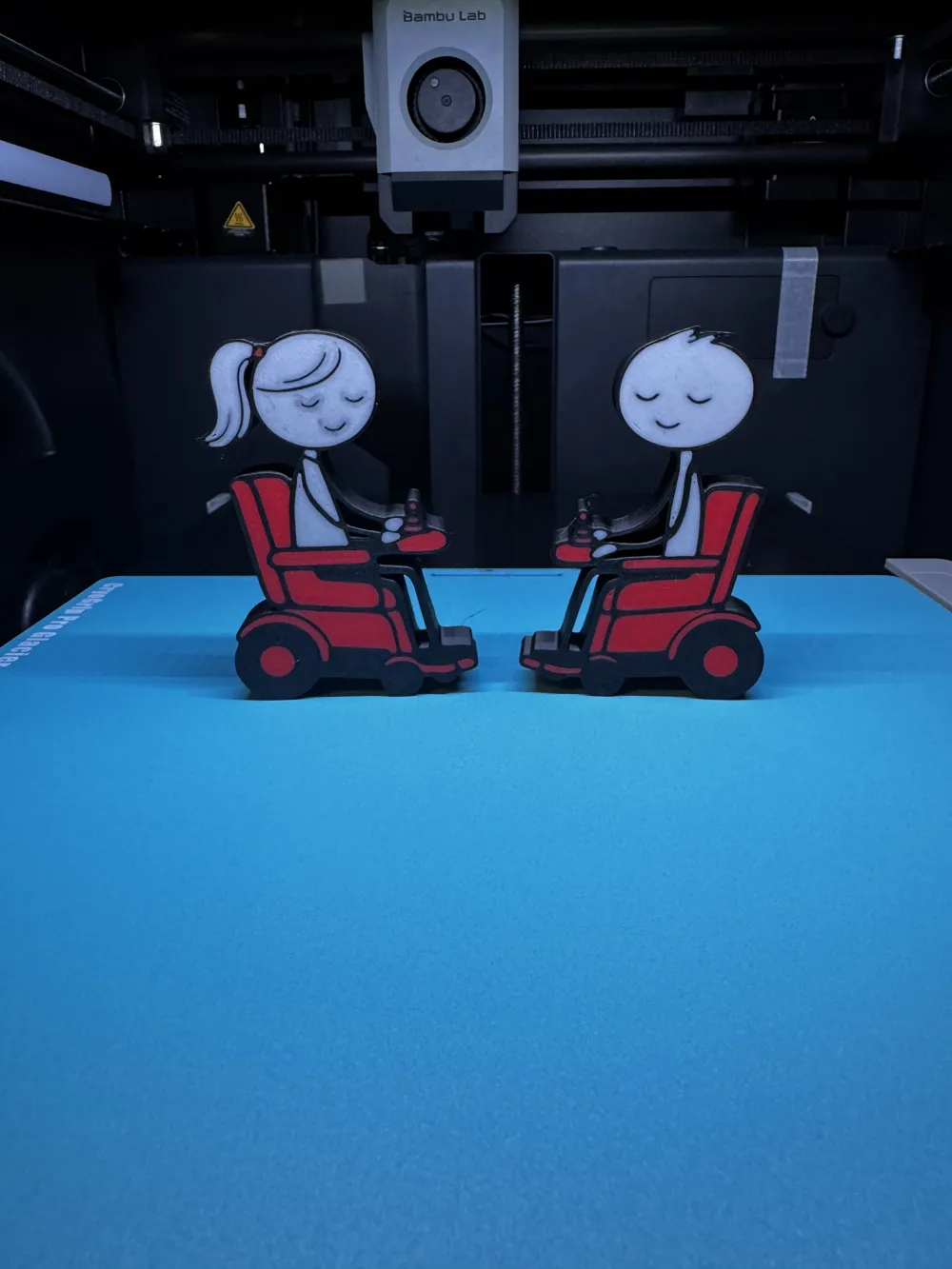 Man & Woman Power Wheelchair-Family Expansion Set - Free 3D Print Model ...