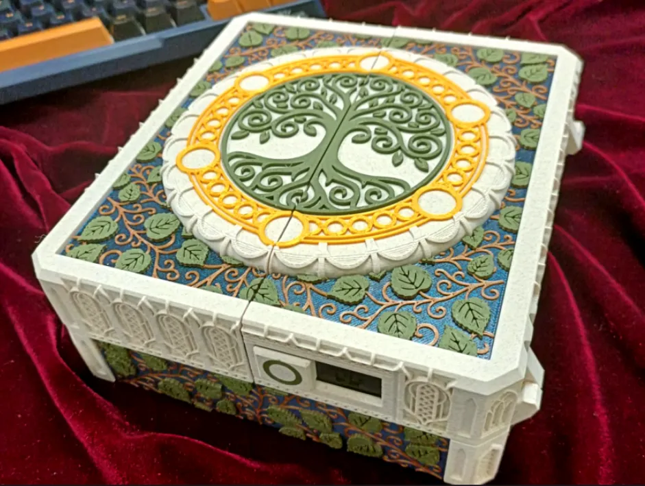 Chest of Superior Tracking - Elven Theme - Free 3D Print Model - MakerWorld