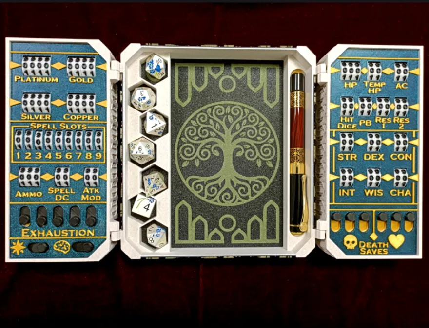 Chest of Superior Tracking - Elven Theme - Free 3D Print Model - MakerWorld