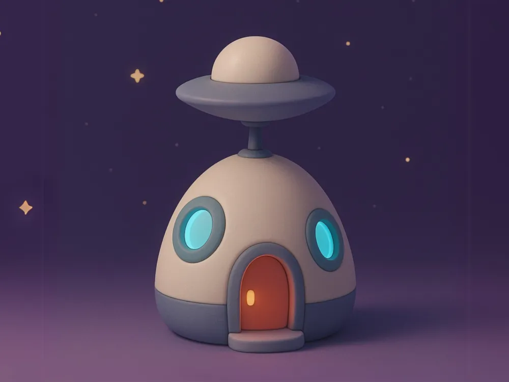 Alien House by Sar.ila MakerWorld: Download Free 3D Models