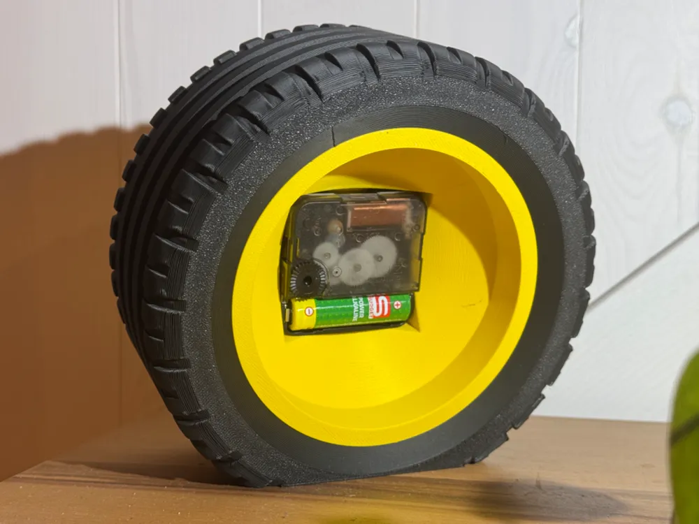 Brick Wheel Clock by elikoll MakerWorld: Download Free 3D Models