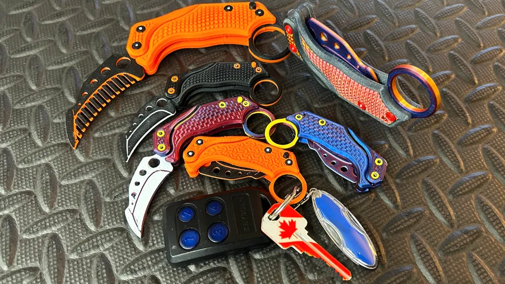 Keyring Gravity X Karambit Fidget Opener Knife by iczfirz MakerWorld ...