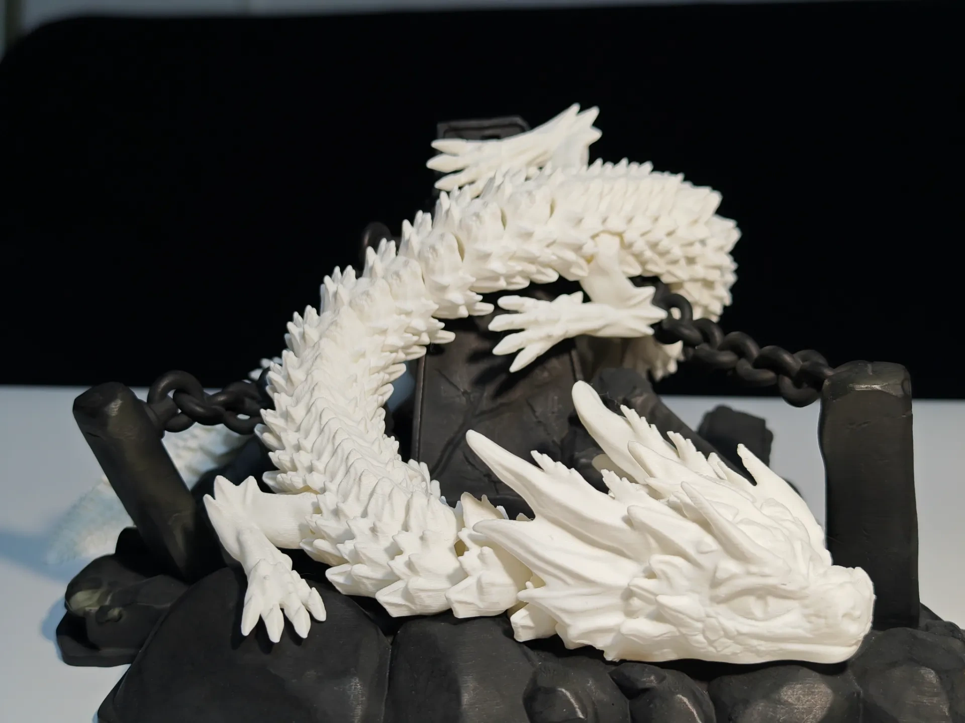 Nezha-Dragon Emperor-Articulated Dragon with Integrated Hinges, Ready ...