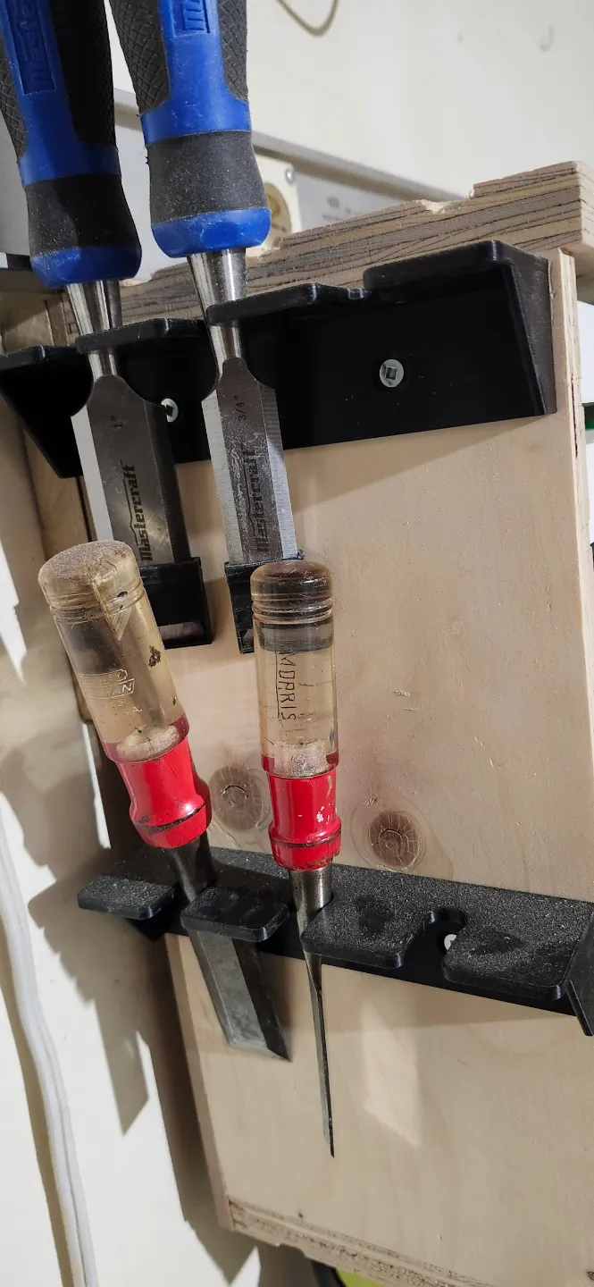 3 Chisels Holder by HussainZMakerWorld: Download Free 3D Models