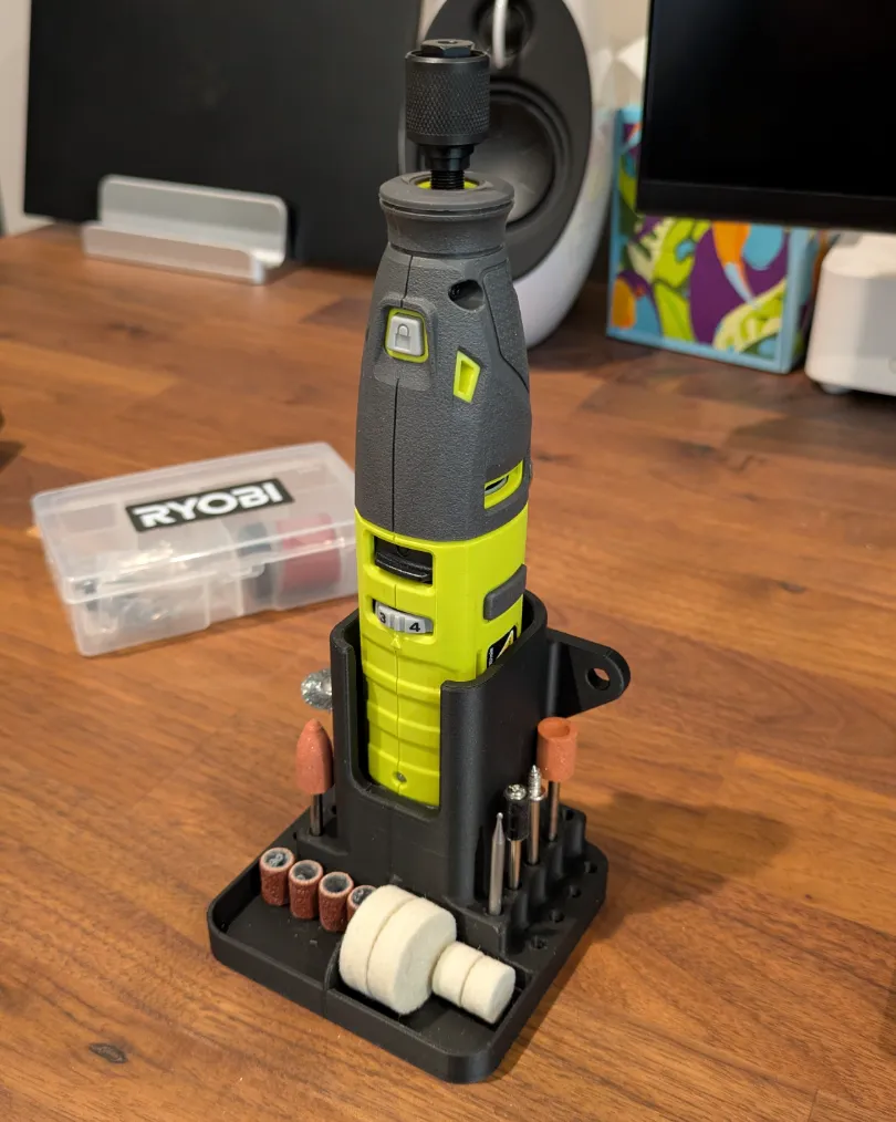 Ryobi Rotary tool holder (Soldering / Hot cutter) by Genepi MakerWorld ...