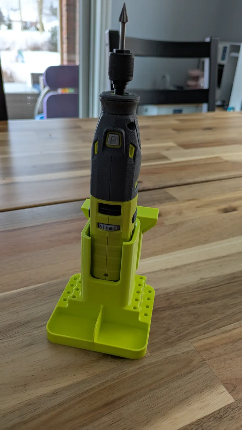 Ryobi Rotary tool holder (Soldering / Hot cutter) - Free 3D Print Model ...