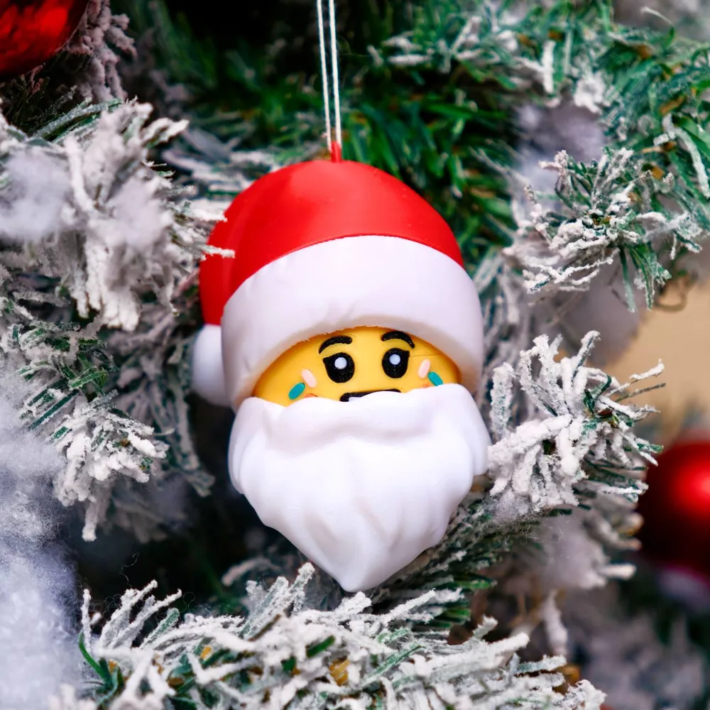 Santa Brick Ornament by Bill Lab MakerWorld: Download Free 3D Models