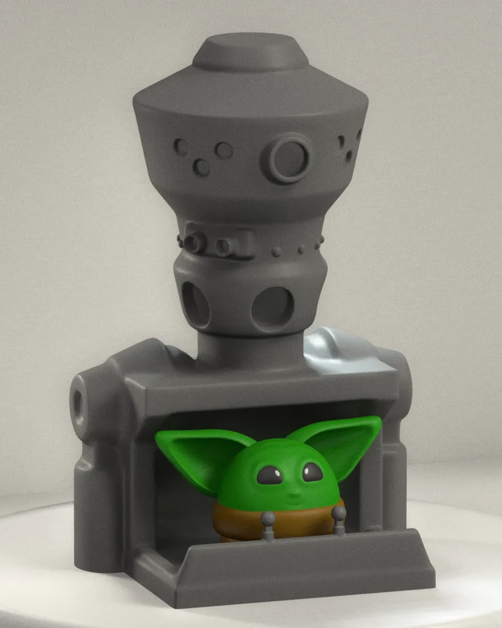 IG-12 and Grogu by hildi3d - MakerWorld