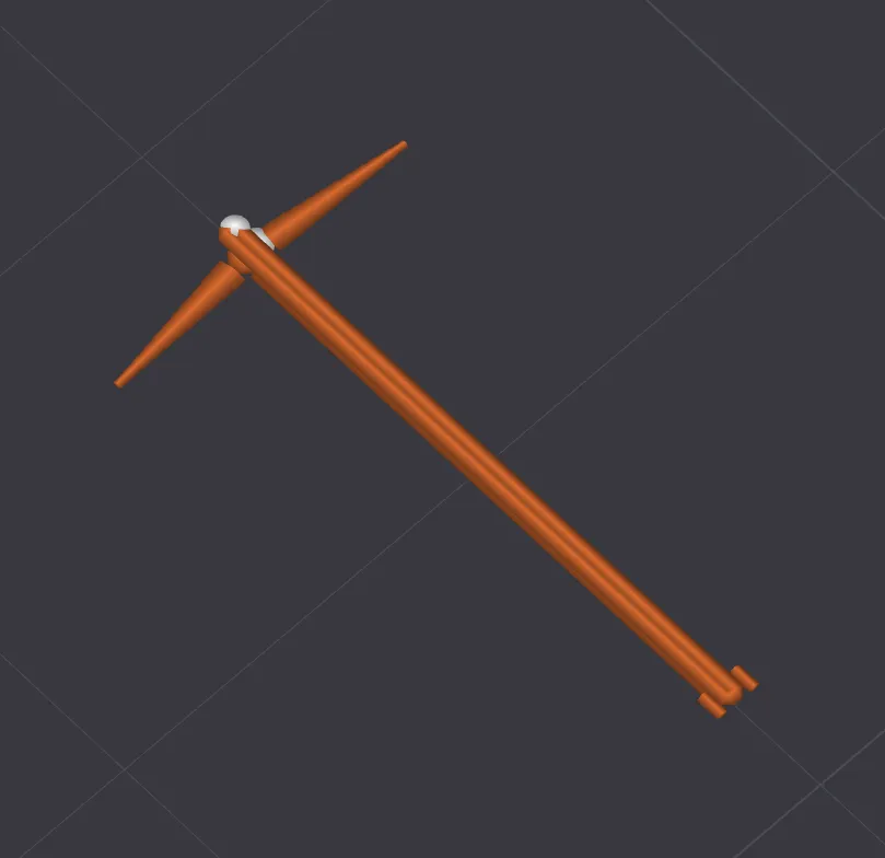 Miniature model of a crowbar by Amazing_62 - MakerWorld