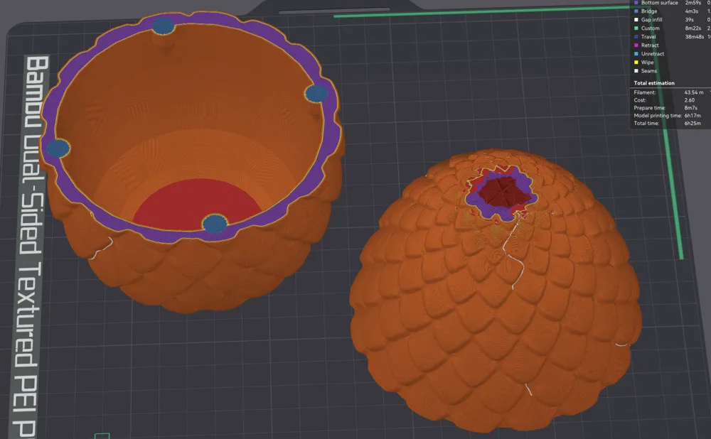 Magnetic Dragon Egg - Free 3D Print Model - MakerWorld