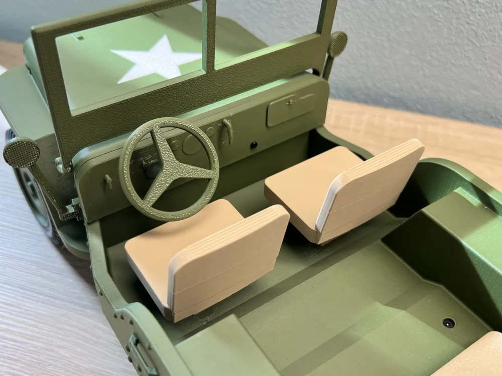 Willy´s CyberBrick RC Jeep - Free 3D Print Model - MakerWorld