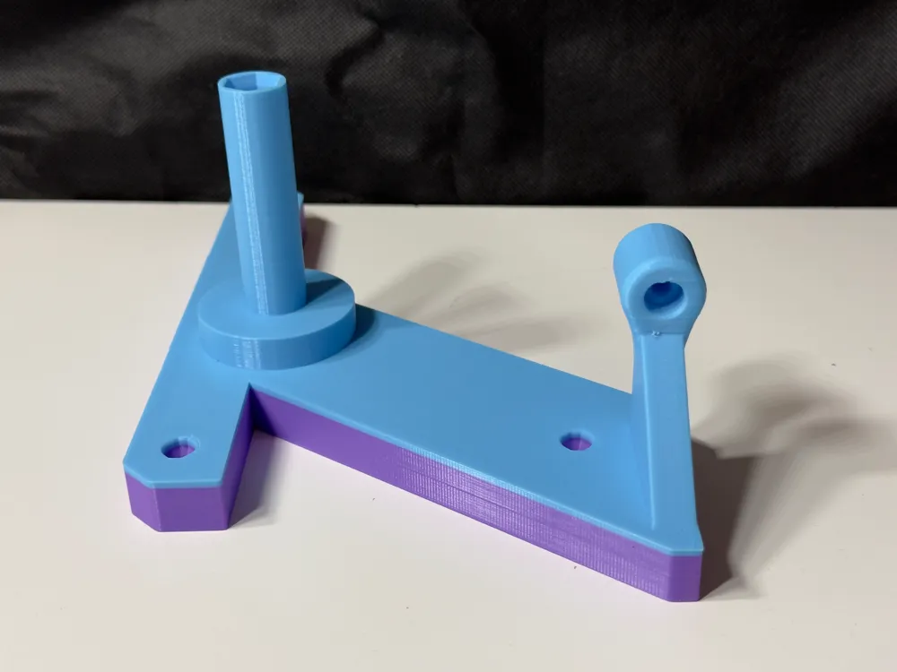 AMS Lite Left of printer Green Spindle by firemancjr - MakerWorld