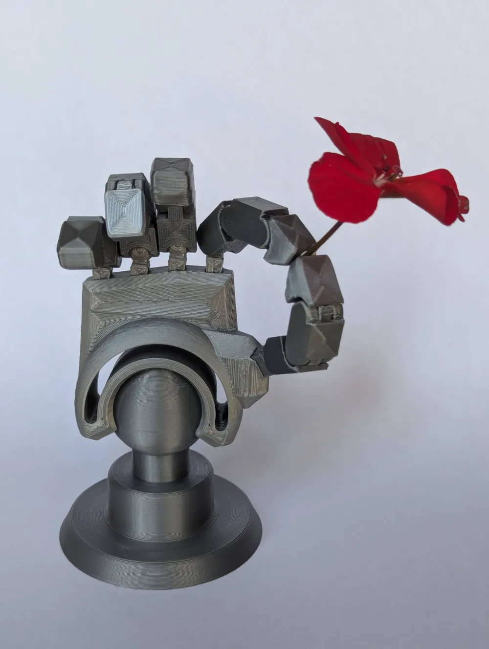 Dummy 13 posable hand (500%, print-in-place,stand) Remixed by Vasichkin MakerWorld: Download ...