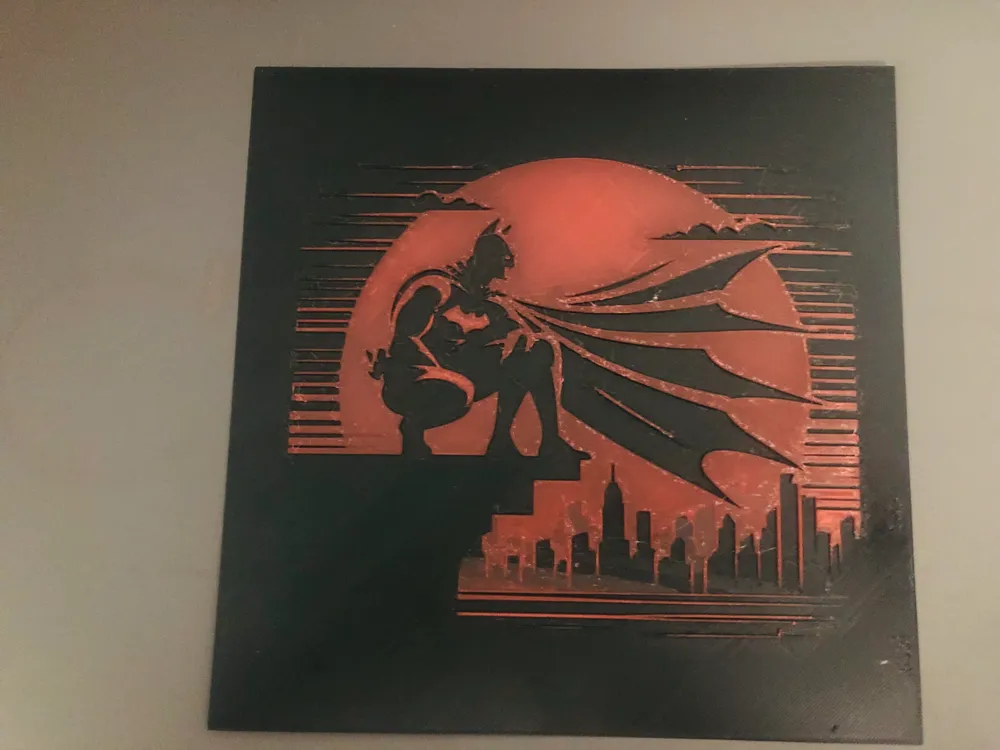 Batman Red and white, Hueforge. by anselmoch - MakerWorld
