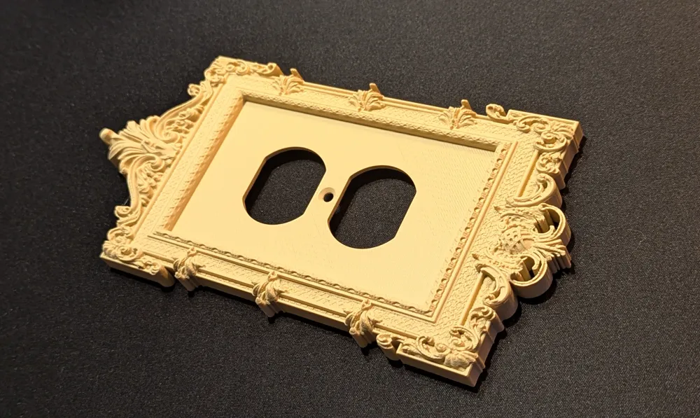 Decorative Outlet Cover Plate by Wile E. 3D MakerWorld: Download Free ...