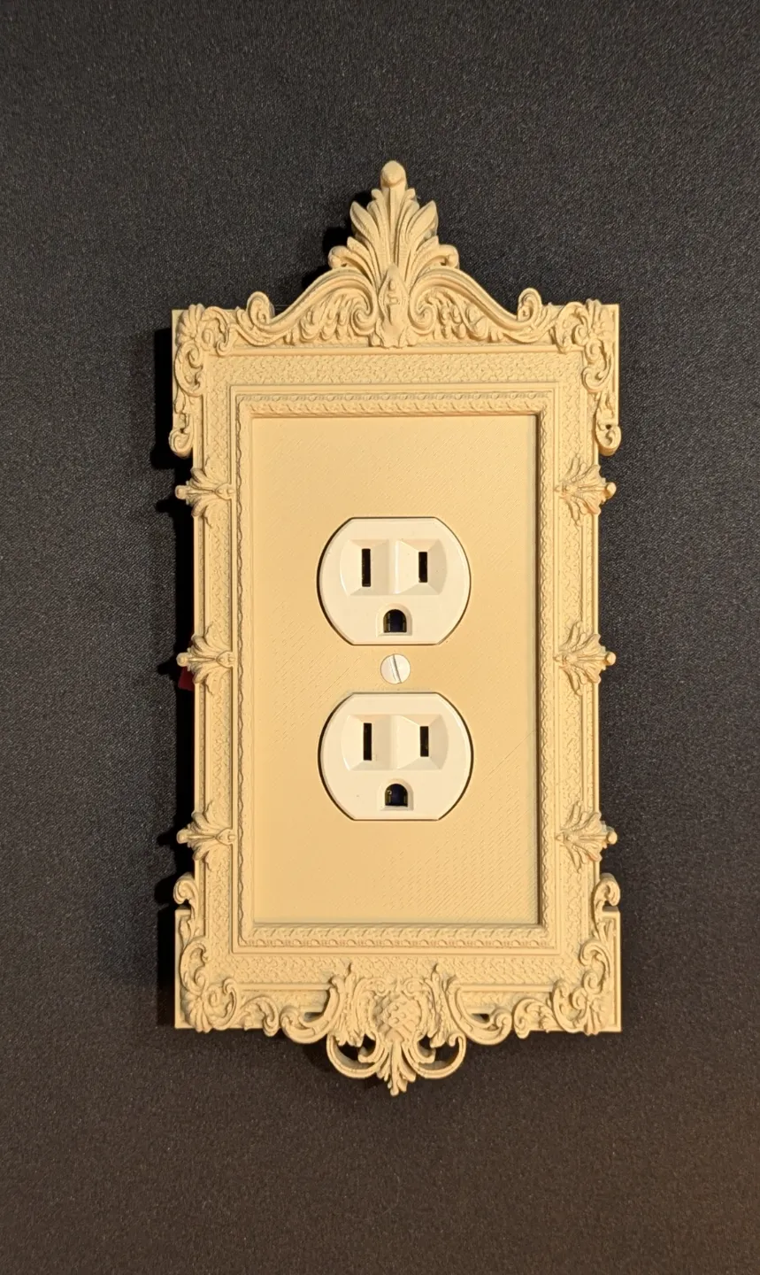 Decorative Outlet Cover Plate by Wile E. 3D MakerWorld: Download Free ...