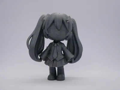 Hatsune Miku figure, multipart print by Chocobo MakerWorld: Download ...