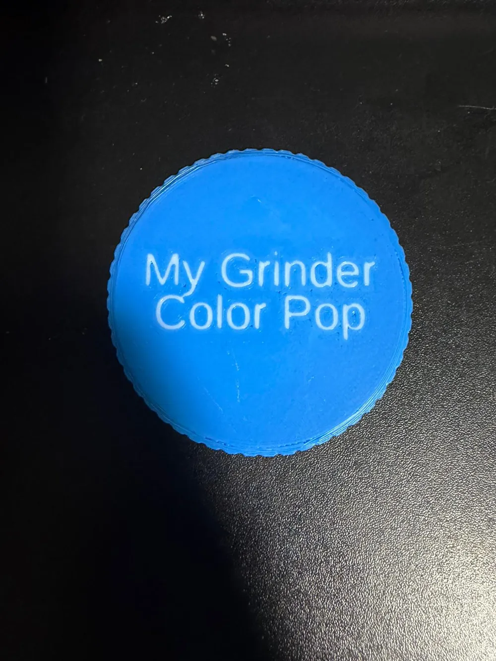Customizable Grinder Top - Flush Text Remix - Free 3D Print Model ...