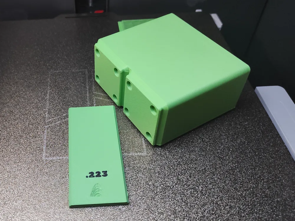 .223 Remington Gridfinity Ammo Storage Boxes 4x4 by We Be Printin' - MakerWorld