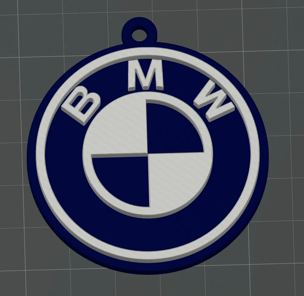 BMW Logo Keychain by Lilac Rage - MakerWorld