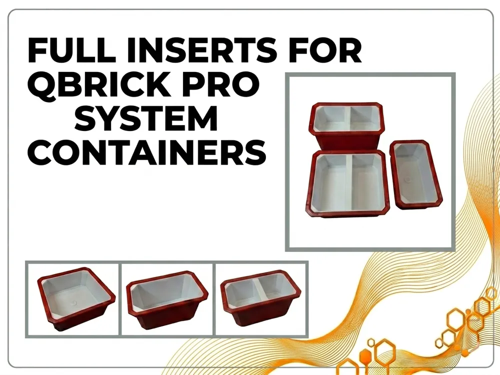 Qbrick PRO full insert for containers - Free 3D Print Model - MakerWorld