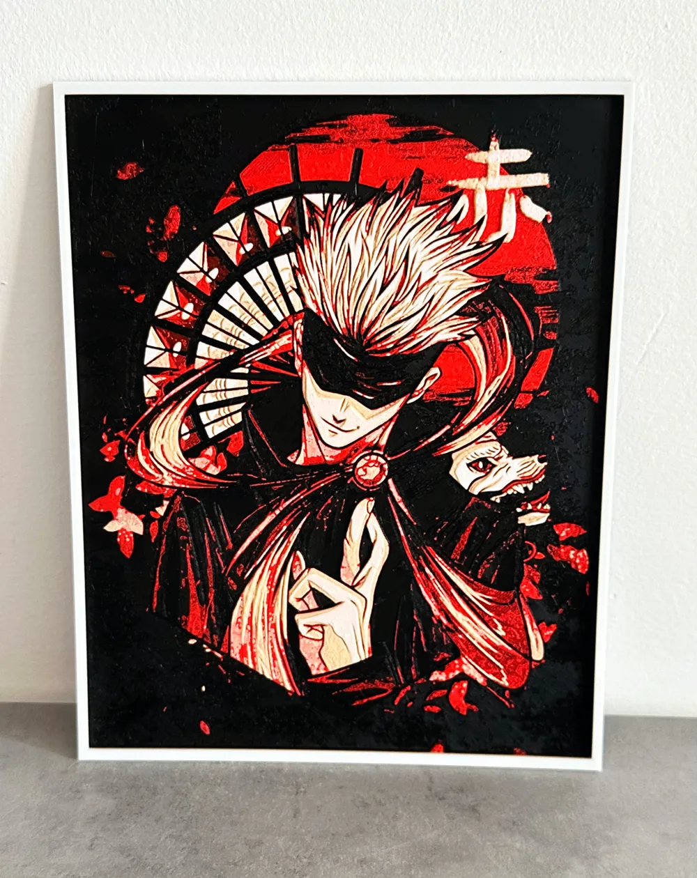 SATORU GOJO JUJUTSU KAISEN HUE FORGE by giamma933 - MakerWorld