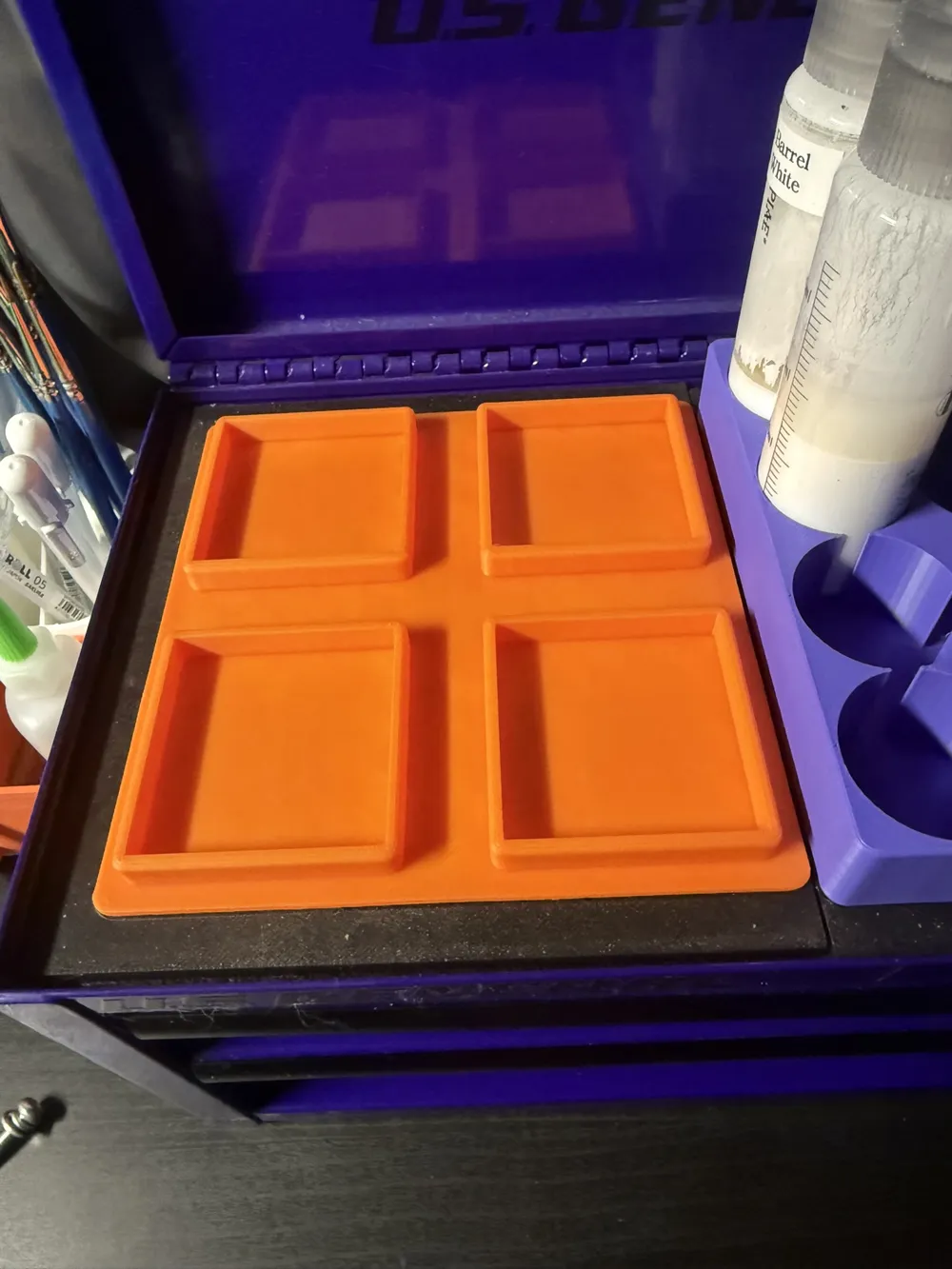 Tamiya/ Mr Hobby Glue And Paint Gridfinity Holder - Free 3D Print Model ...