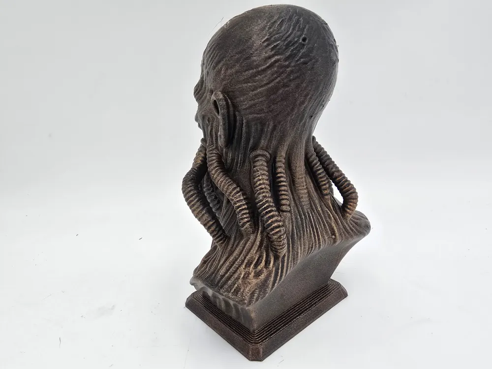 Eldritch Cyborg Bust – Biomechanical Horror Statue by Messy_Panda ...