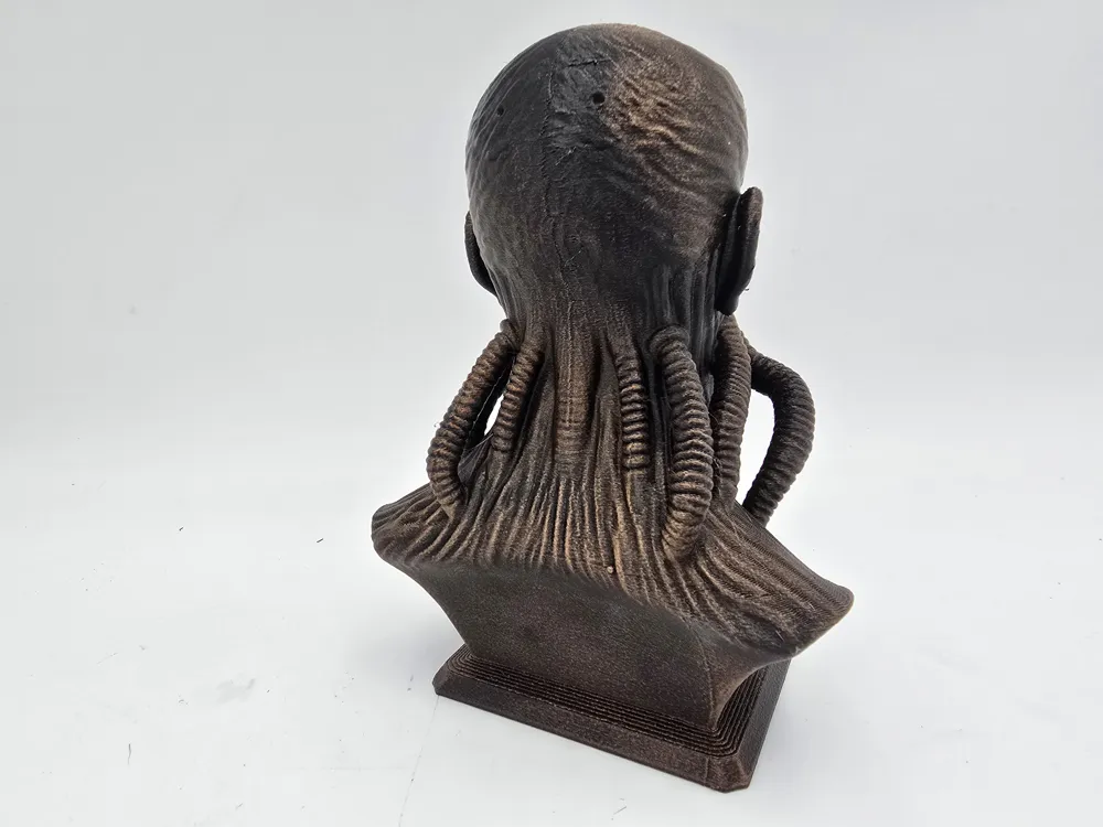 Eldritch Cyborg Bust – Biomechanical Horror Statue by Messy_Panda ...