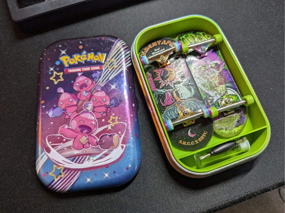 Fingerboard Insert for Pokémon Mini Tin Box by goldentapes - MakerWorld