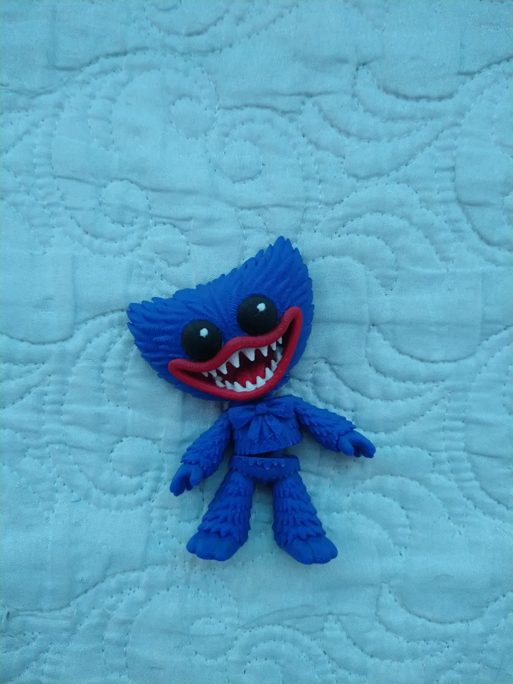 Mini Flexi Huggy Wuggy (poppy playtime) - Free 3D Print Model - MakerWorld