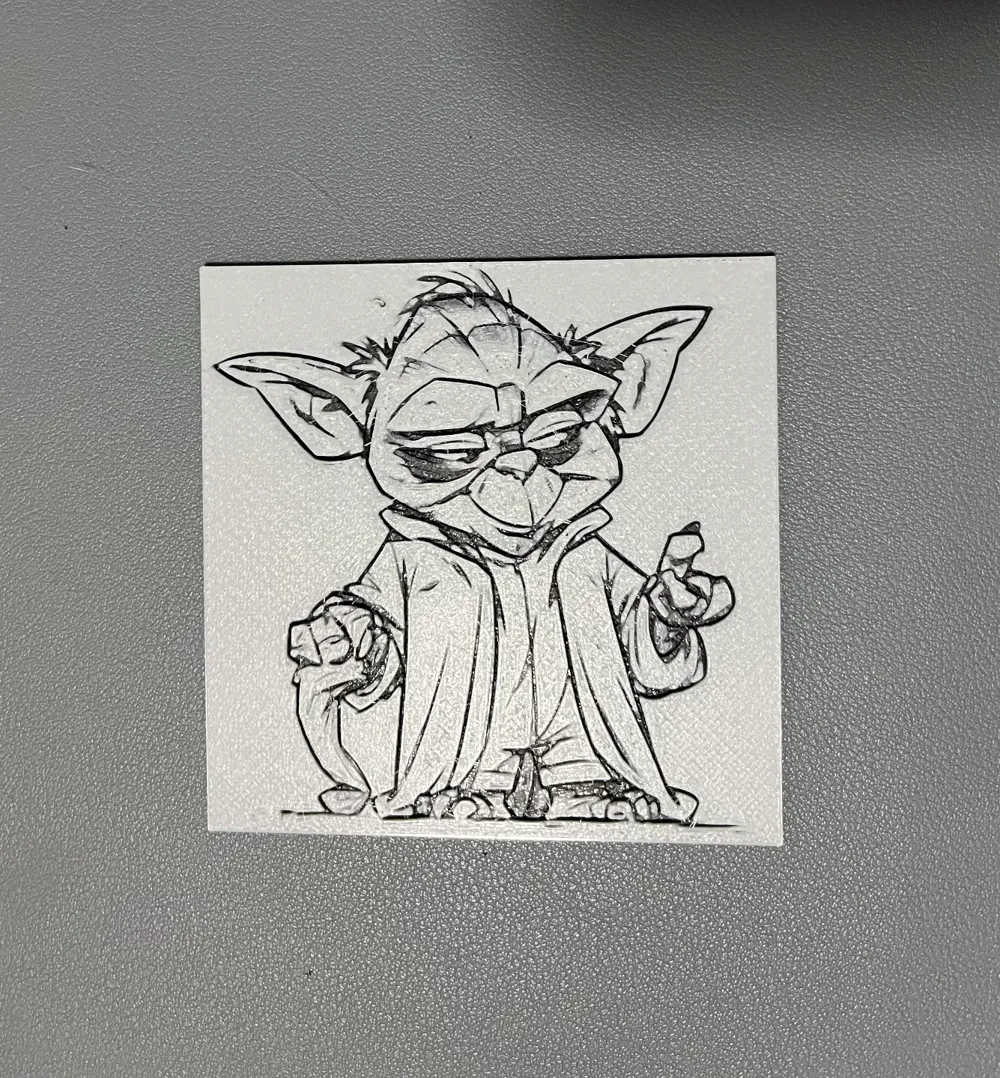 Yoda Star Wars HueForge by marcoppari - MakerWorld