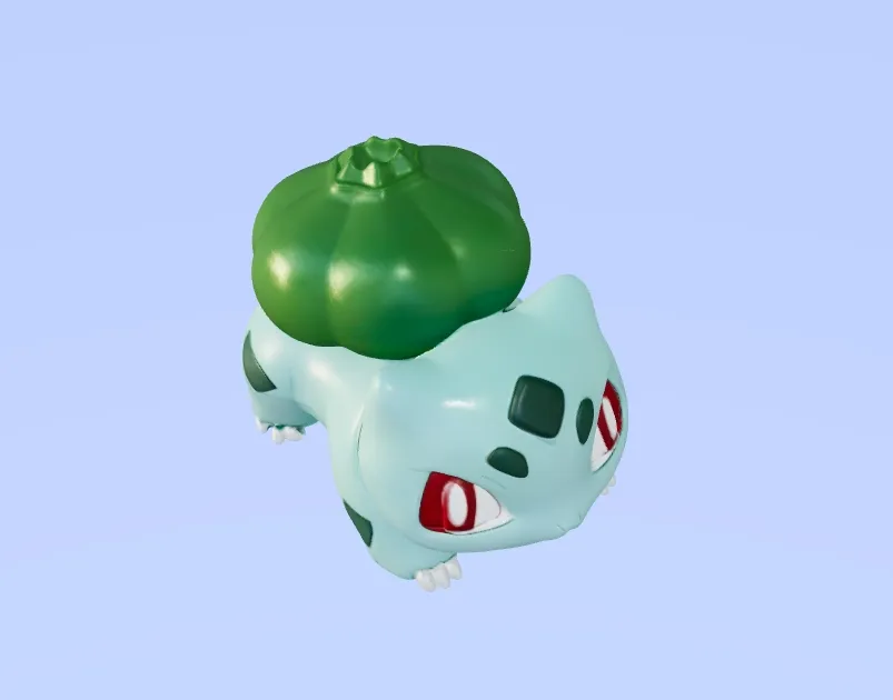 Bulbasaur - Cute Pokemon - Free 3D Print Model - MakerWorld