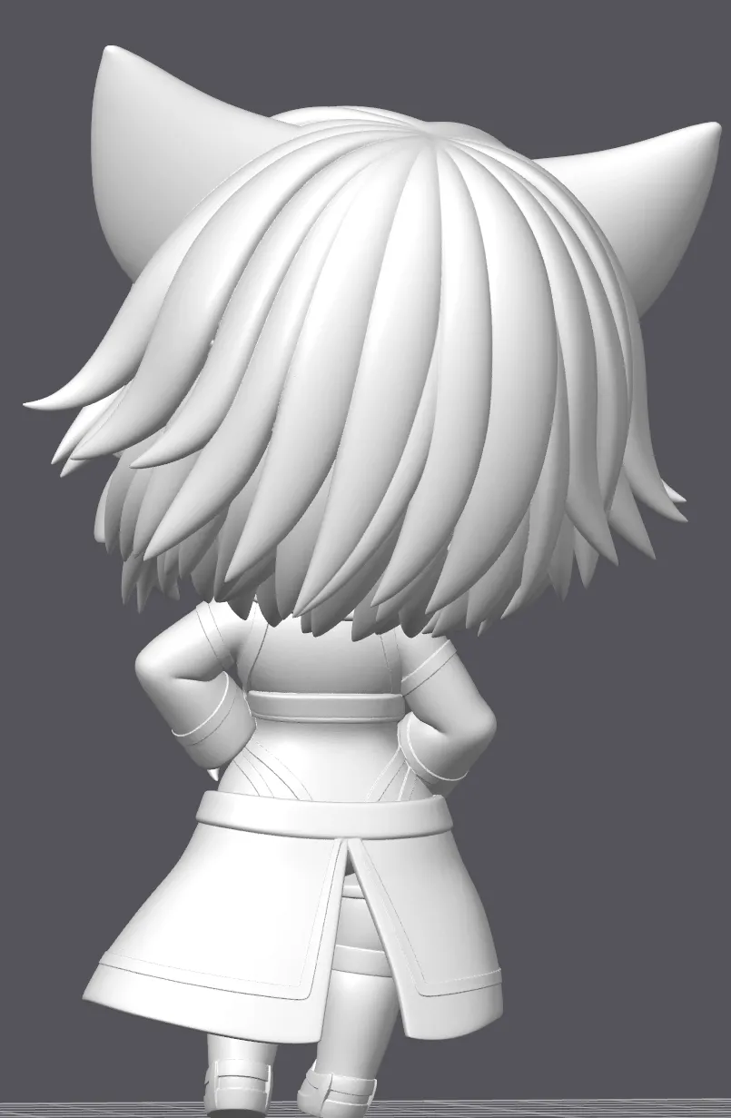 SAO Sinon Chibi Cat Ears - Free 3D Print Model - MakerWorld