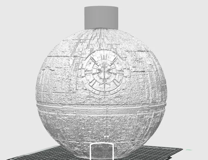 Death Star Shade Modified for walmart lamp Remixed by user_3971447437 ...