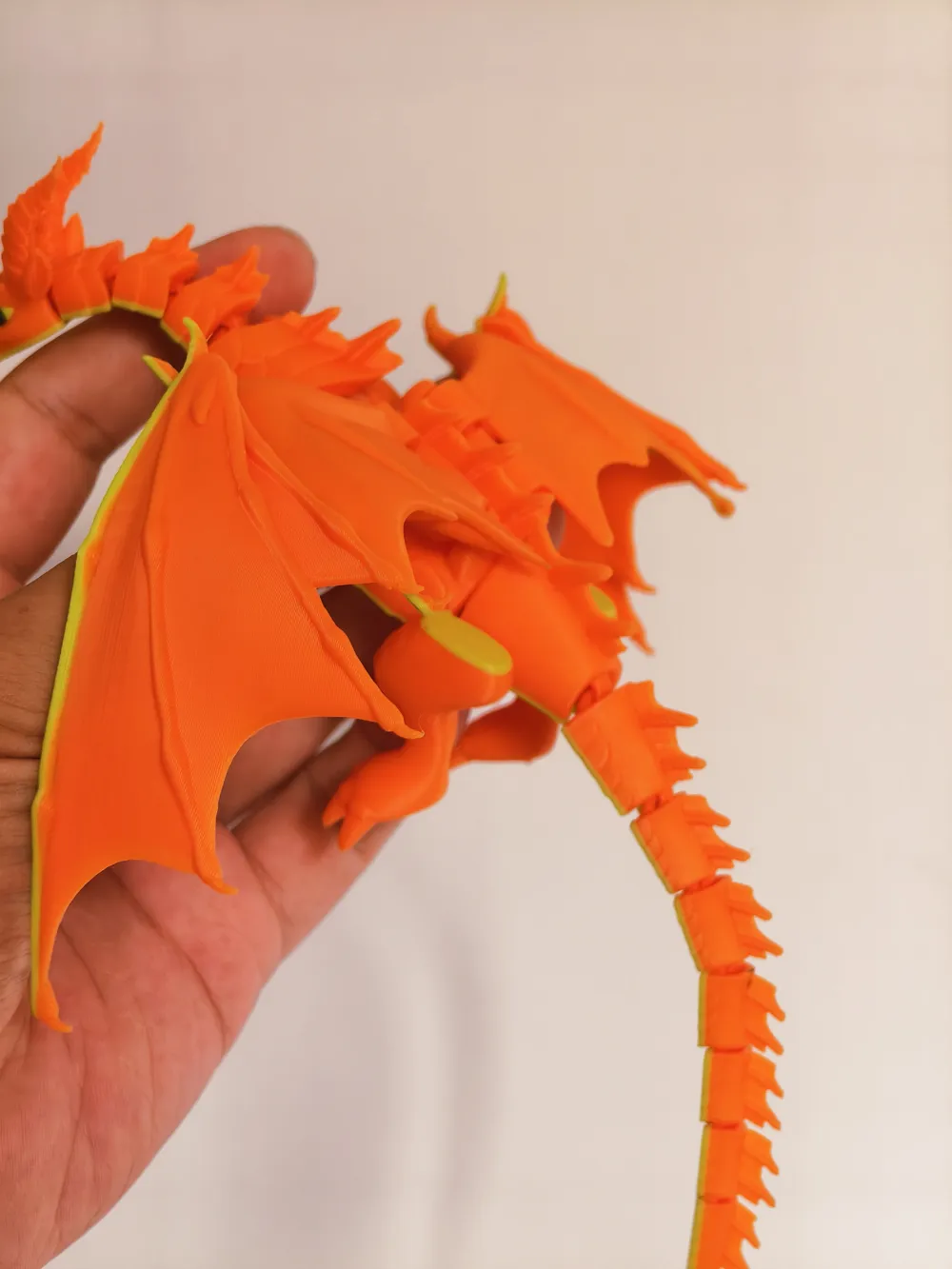 Sea Wing Wyvern, no supports, printable on A1 mini - Free 3D Print ...